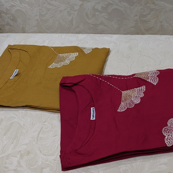 TAMAARA | Dresses | Solid Embroidered Maxi Dress For Divas | Poshmark